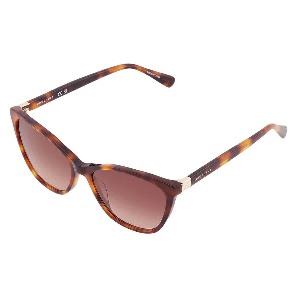 Longchamp | Accessories | Longchamp Brown Gradient Cat Eye Ladies ...